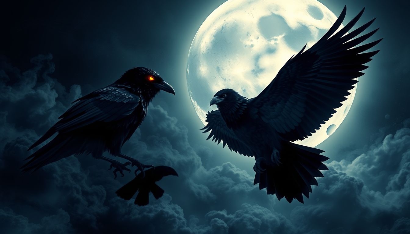 Raven in een droom - 33 Betekenissen en interpretaties van een raaf ...